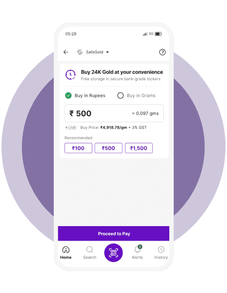 Digital Gold: Buy Certified 24K Pure Gold Online | PhonePe